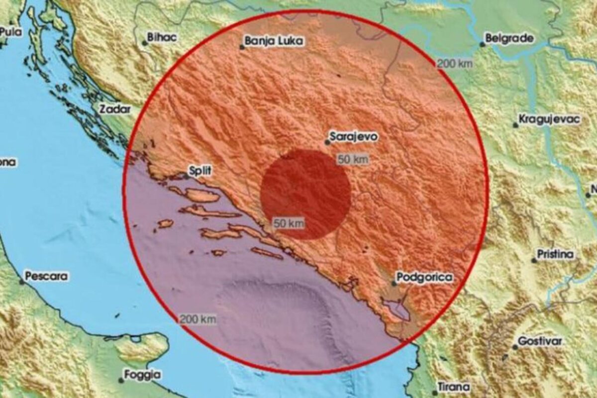 Potres pogodio Hercegovinu, osjetio se i u Hrvatskoj: "Lagano i dugo ...